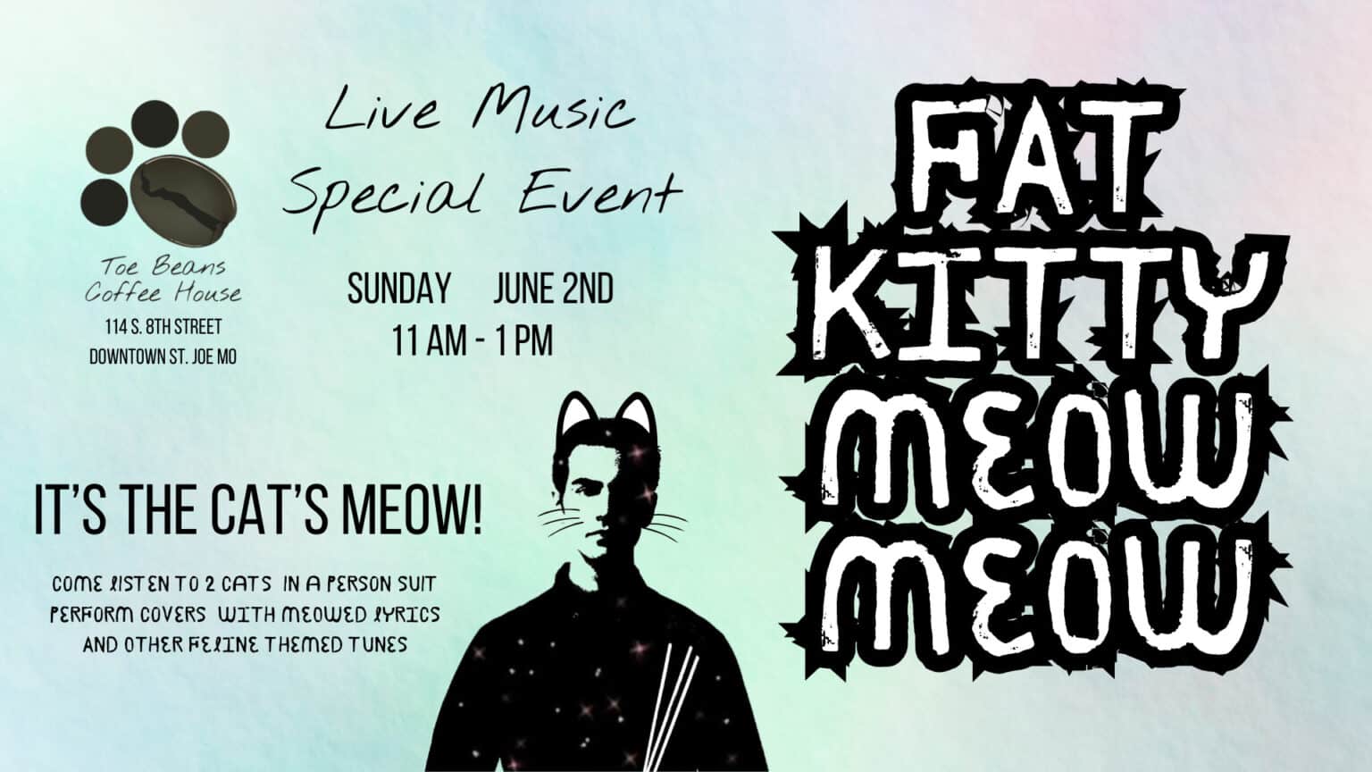 Live Music with Fatty Kitty Meow Meow - Downtown St. Joseph, Missouri