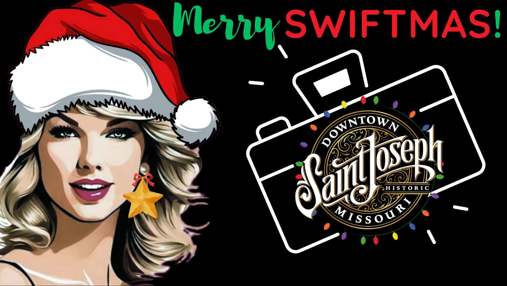Merry SWIFTmas FREE pictures with Downtown's Taylor Swift Lookalike ...